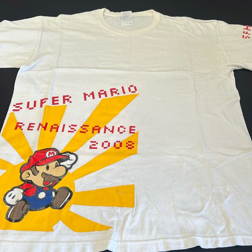 Vintage Super Mario Bros 2008 Renaissance T Shirt - Gem